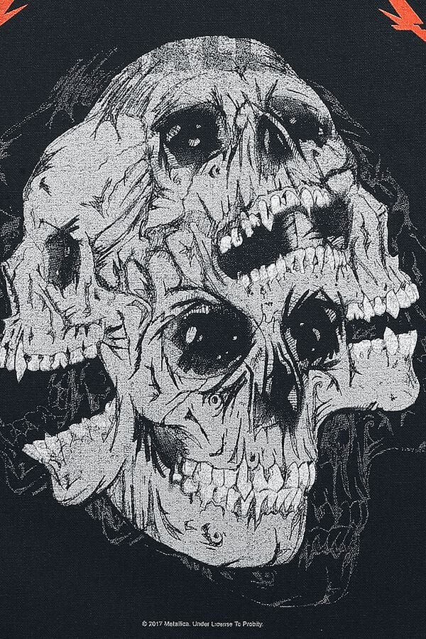 metallica art skull