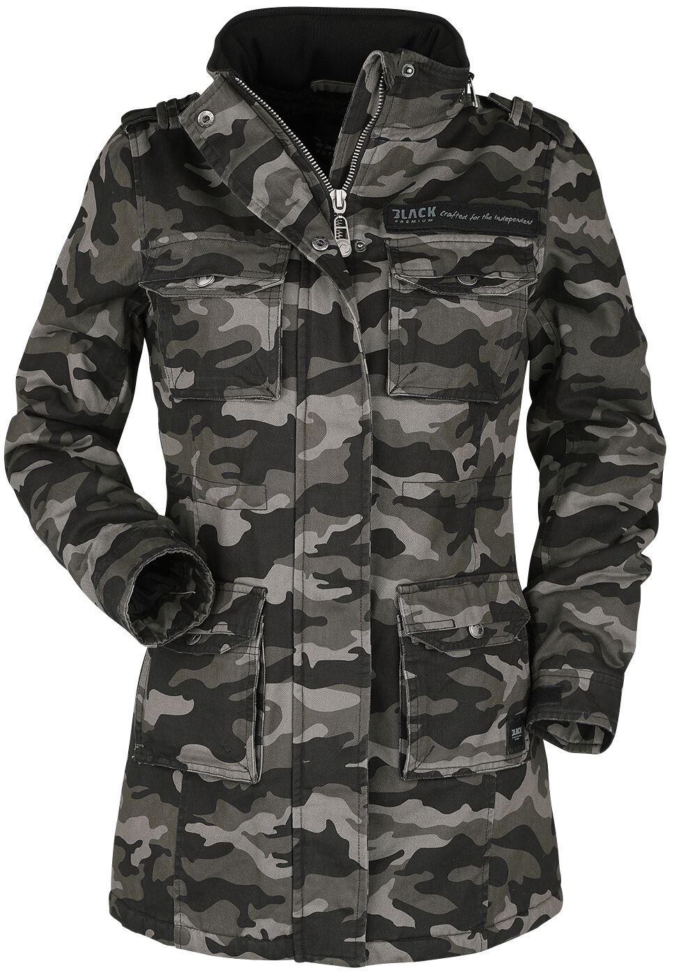 Ladies Field Jacket | Black Premium by EMP Winter Jacket | EMP