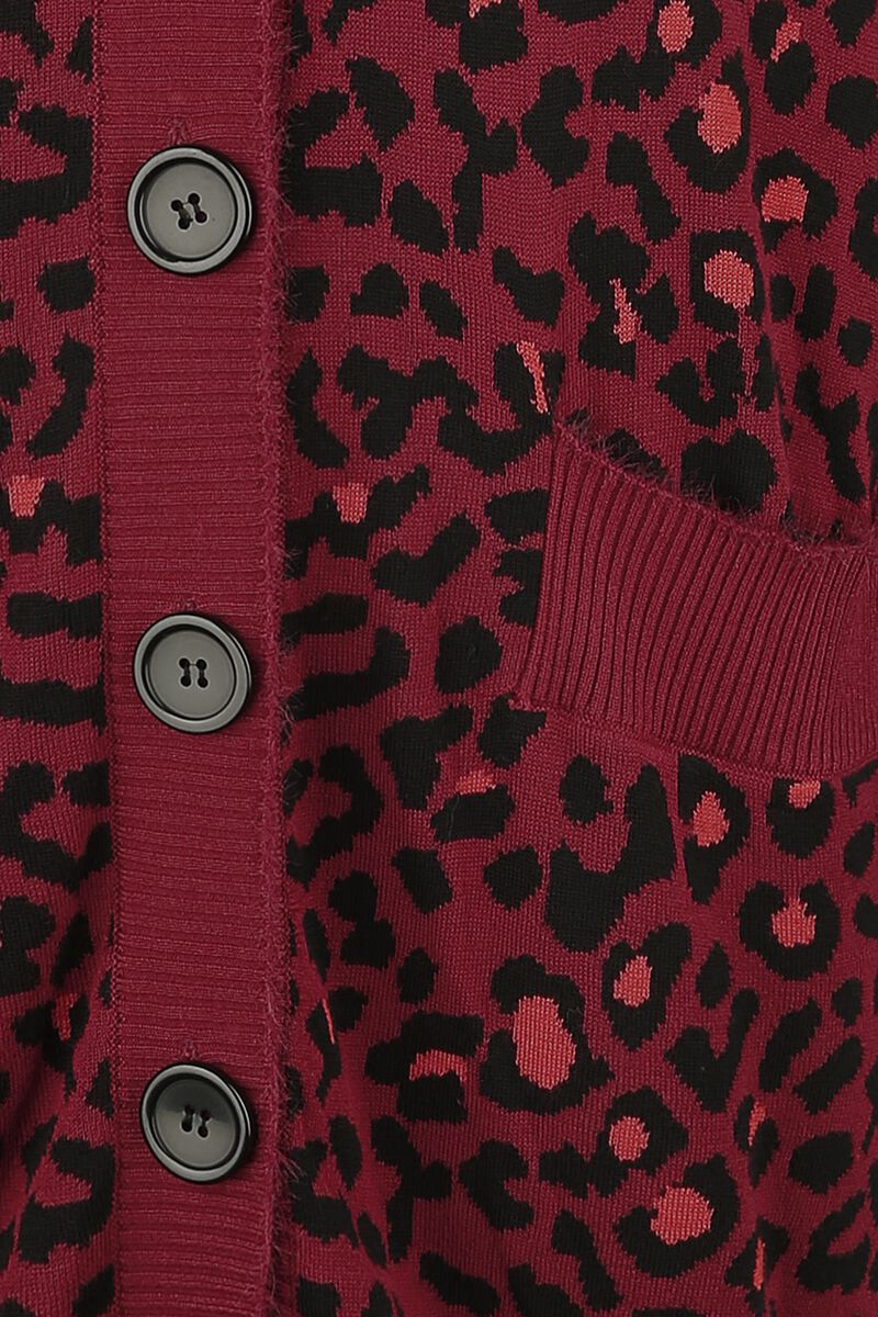 Red Leopard Print Shirt