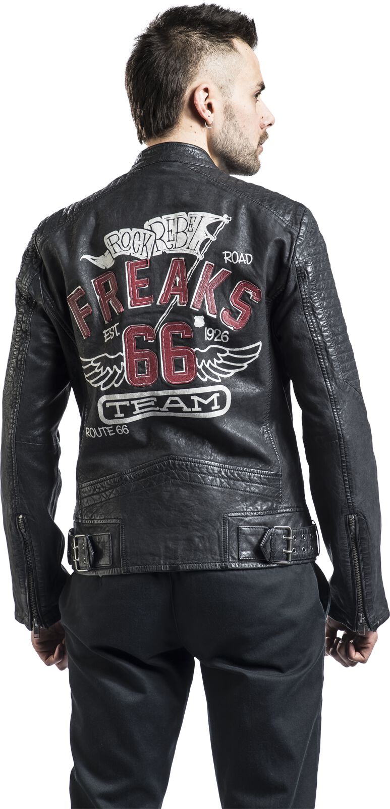 Rock Rebel X Route 66 - Leather Jacket | Rock Rebel by EMP Leather ...