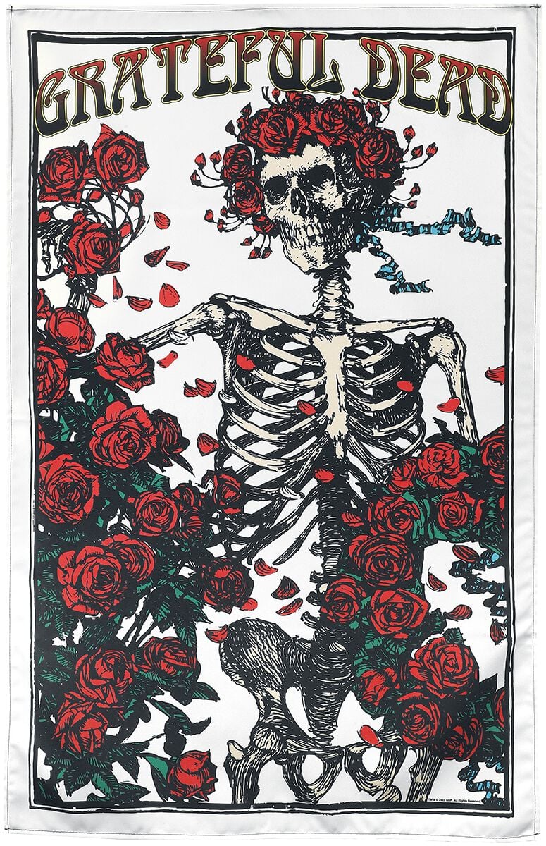 Grateful Dead Skeleton Poster