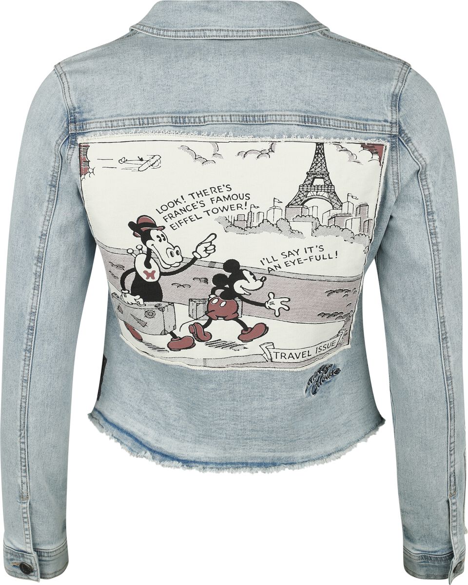 Mickey Mouse Denim Jacket | Mickey Mouse Jeans Jacket | EMP
