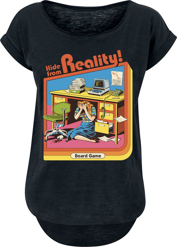 Hide from reality | Steven Rhodes T-Shirt | EMP