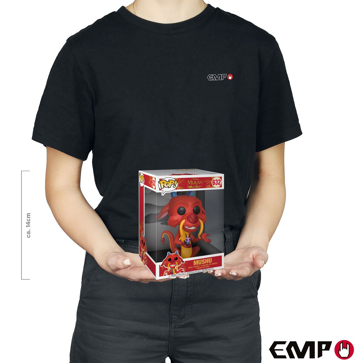 Mushu (Jumbo Pop!) Vinyl Figurine 632 | Mulan Funko Pop! | EMP
