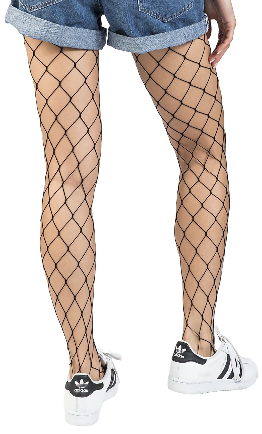 Extra Large Net Tights with Waistband | Pamela Mann Tights | EMP