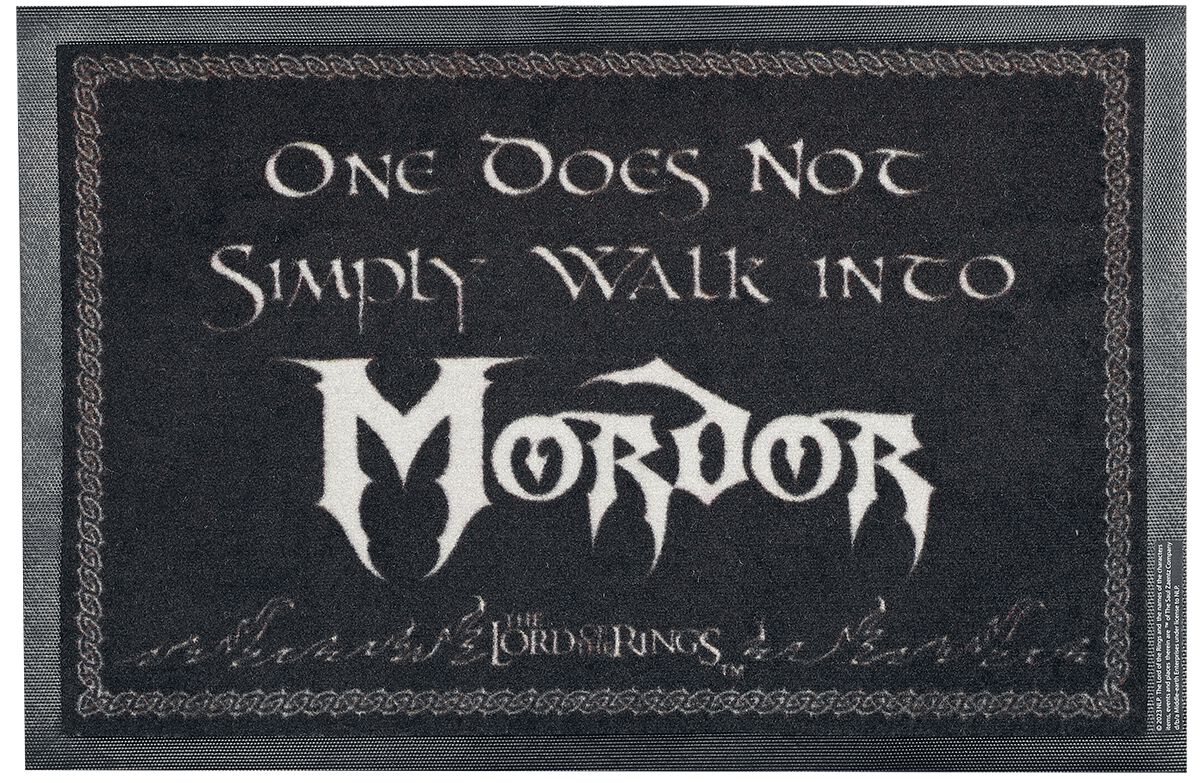 One Does Not Simply Walk Into Mordor Door