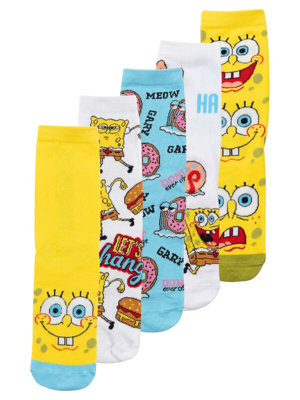 SpongeBob SquarePants - Socks (5-pack) | SpongeBob SquarePants Socks | EMP