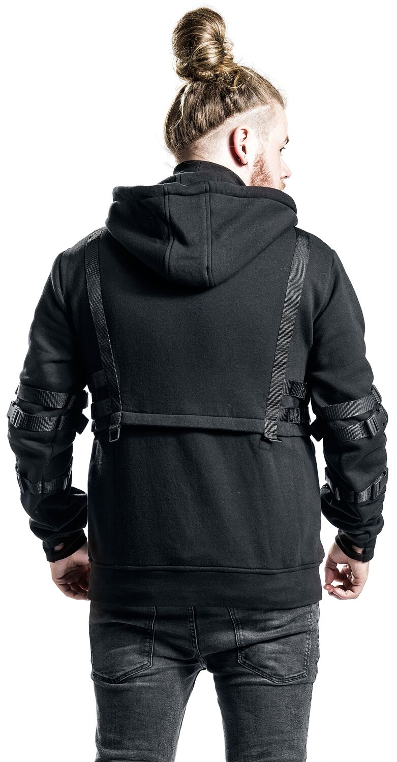 Teo Hood | Chemical Black Hooded sweater | EMP