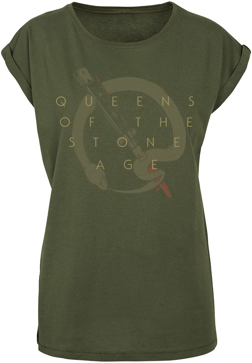 In Times New Roman - Snake Logo | Queens Of The Stone Age T-Shirt | EMP