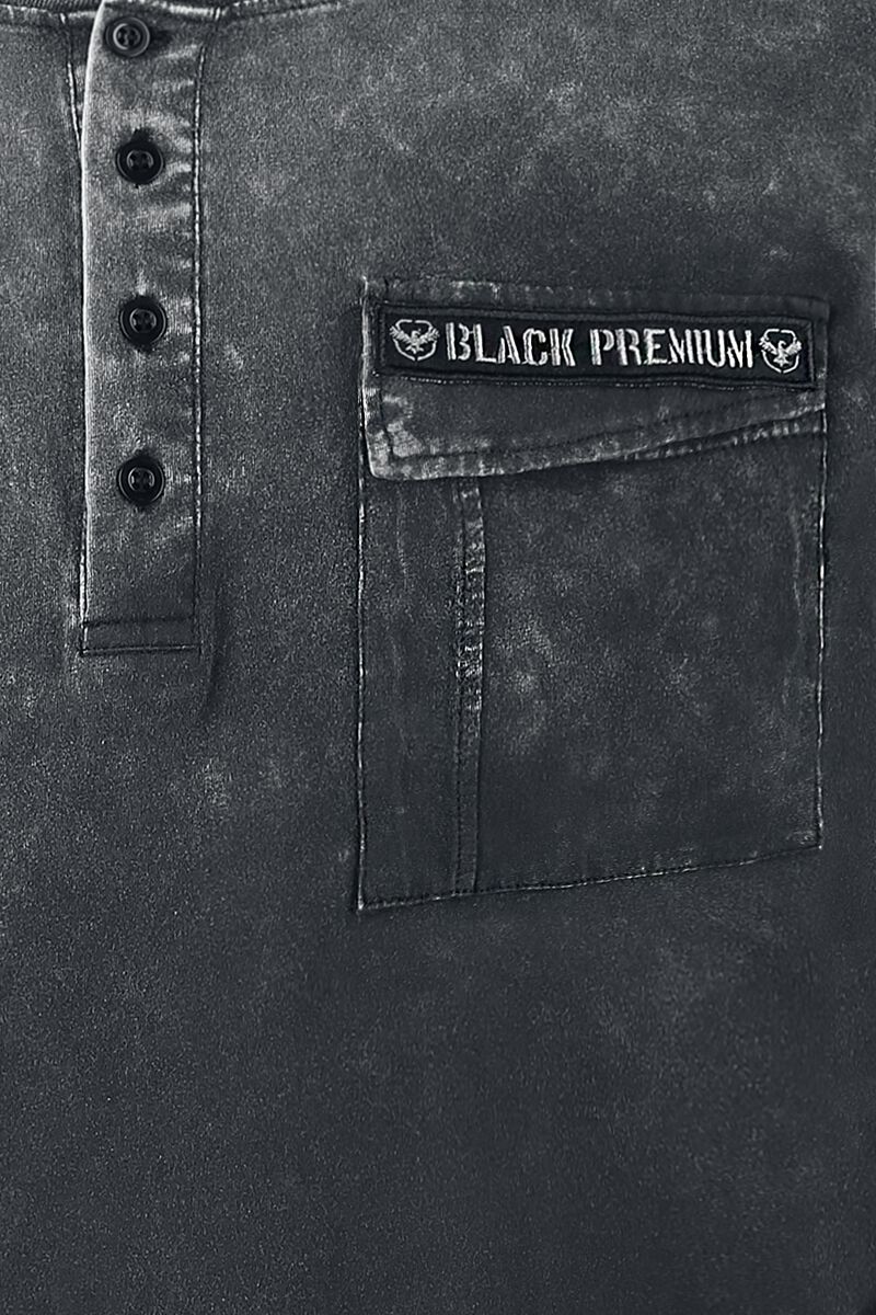 Through The Glass | Black Premium by EMP Long-sleeve Shirt | EMP