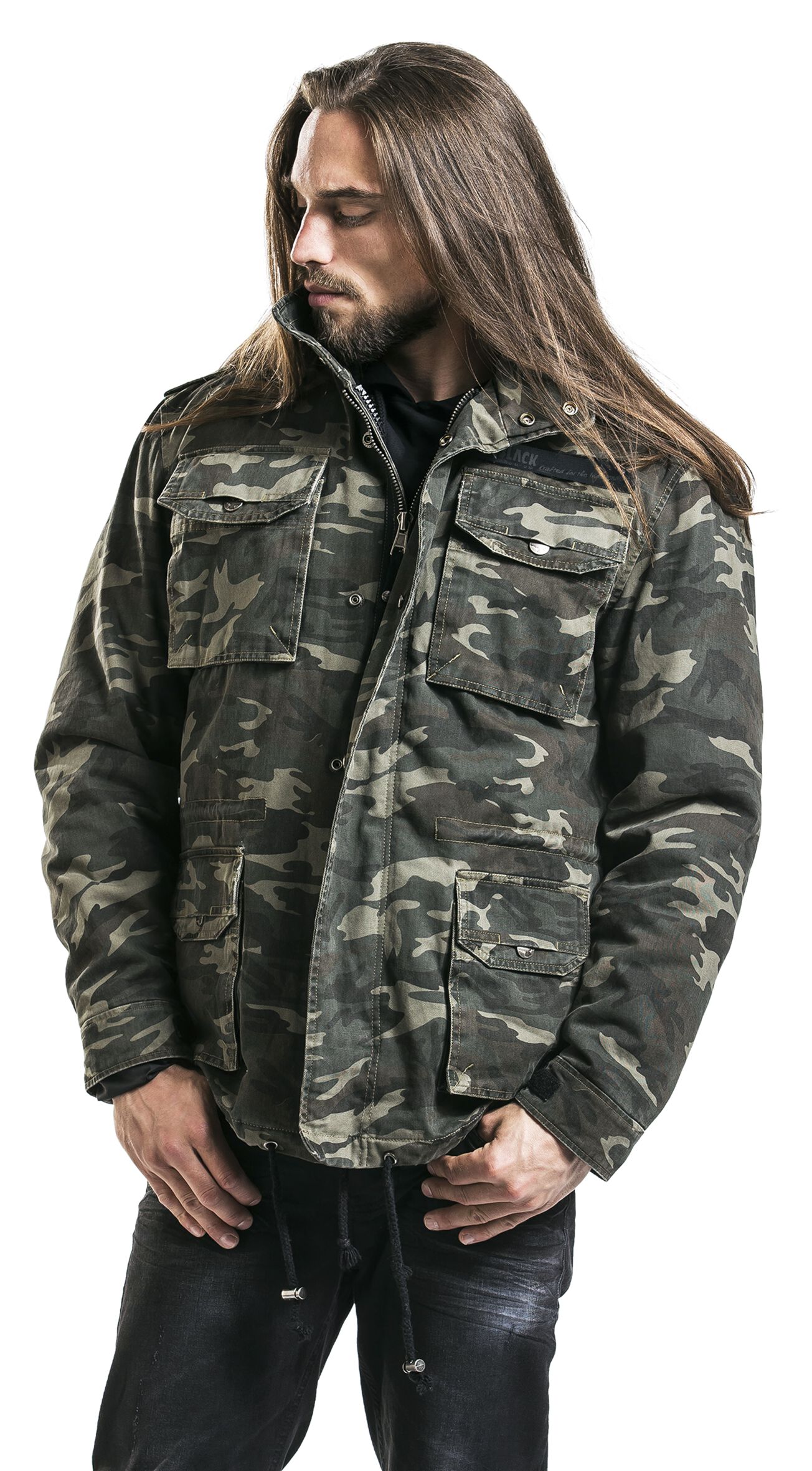 Army Field Jacket | Black Premium by EMP Winter Jacket | EMP