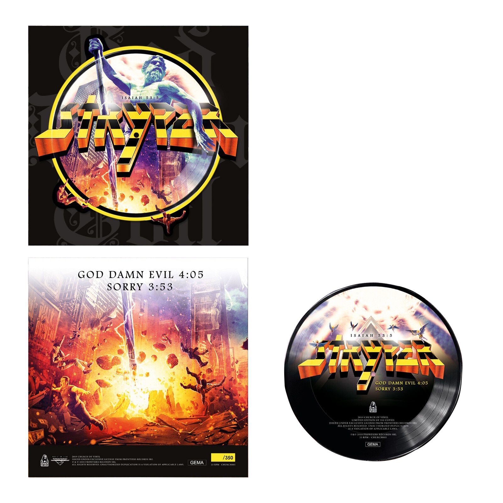 God damn evil | Stryper LP | EMP