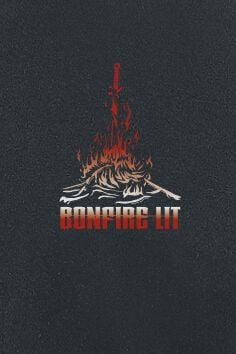 Lit bonfire | Dark Souls T-Shirt | EMP