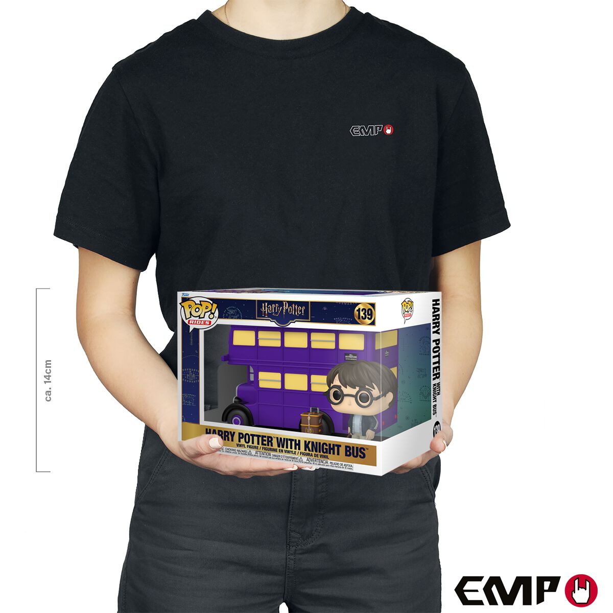 Harry Potter With Knight Bus (Pop! Ride Super Deluxe) Vinyl Figur 139 ...