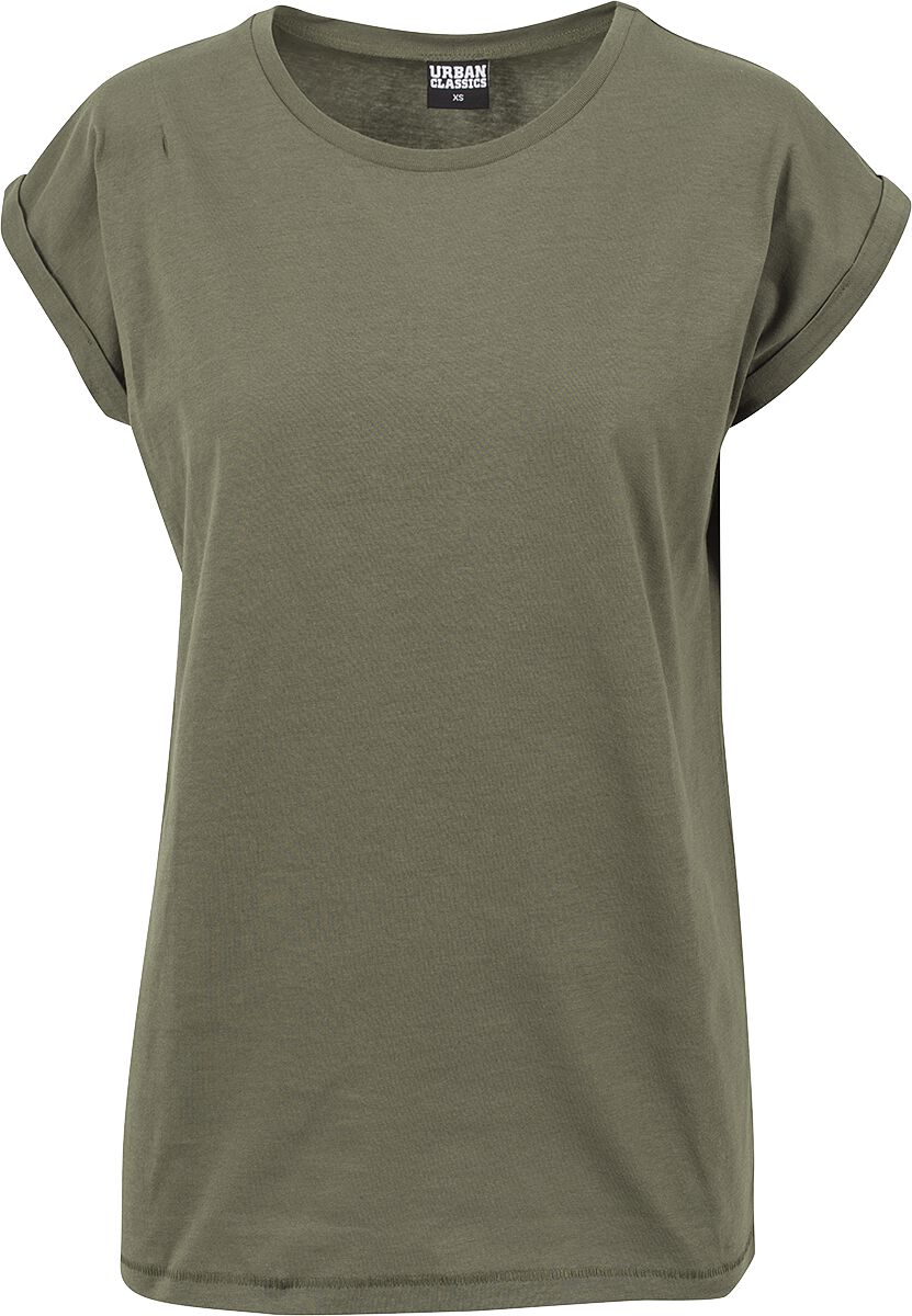 Ladies Extended Shoulder Tee | Urban Classics T-Shirt | EMP