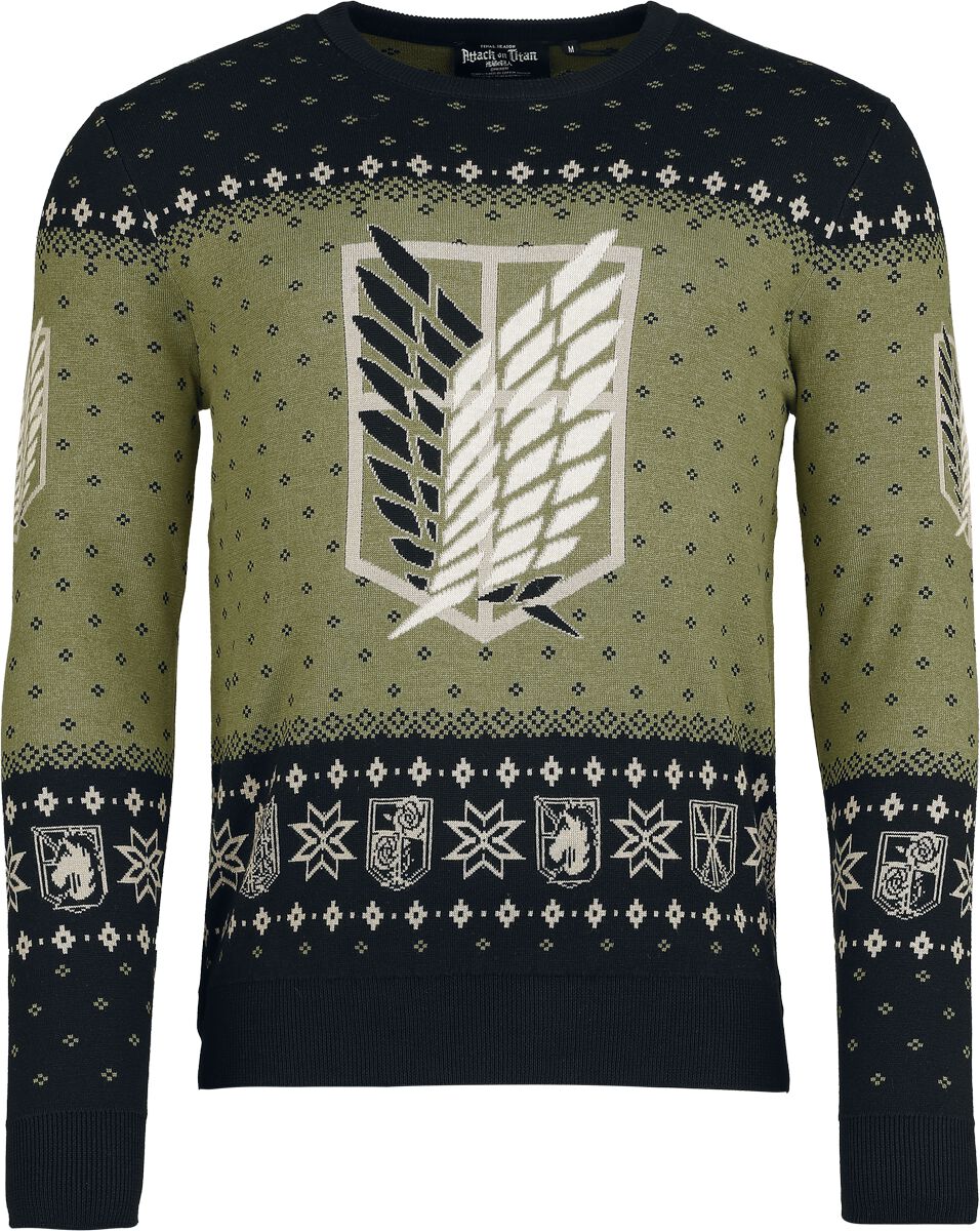 Rebel Squad | Attack On Titan Christmas jumper | EMP