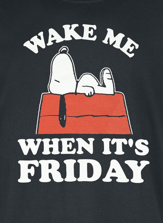Snoopy - Wake Me When It’s Friday | Peanuts T-Shirt | EMP