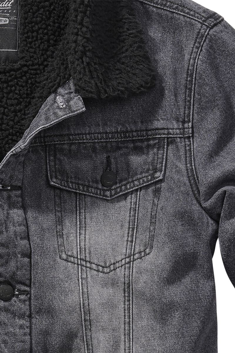 Sherpa Denim Jacket | Brandit Jeans Jacket | EMP