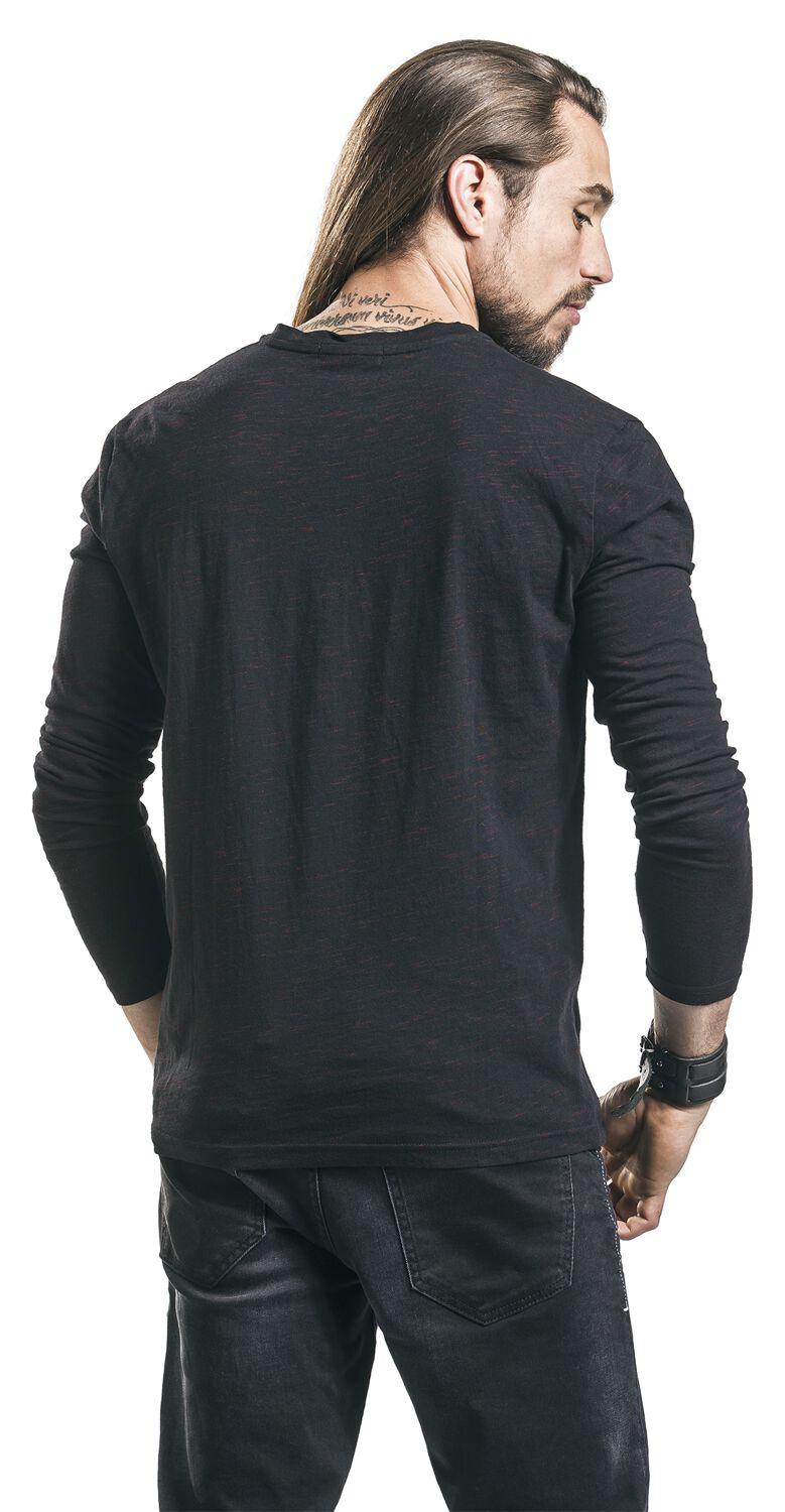 Through The Glass | Black Premium by EMP Long-sleeve Shirt | EMP